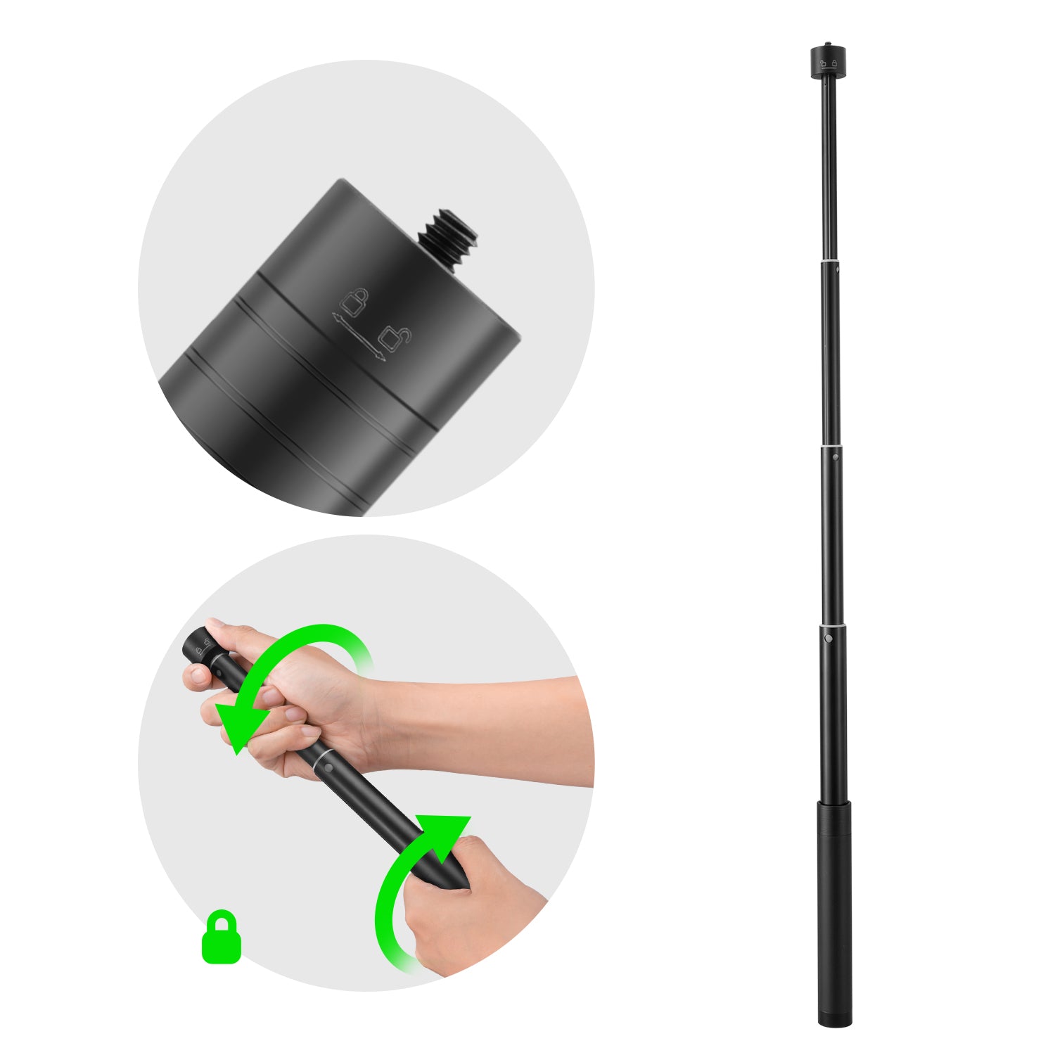 Extension Rod with 1/4" Thread Handheld Pole | ZHIYUN – ZHIYUN Store